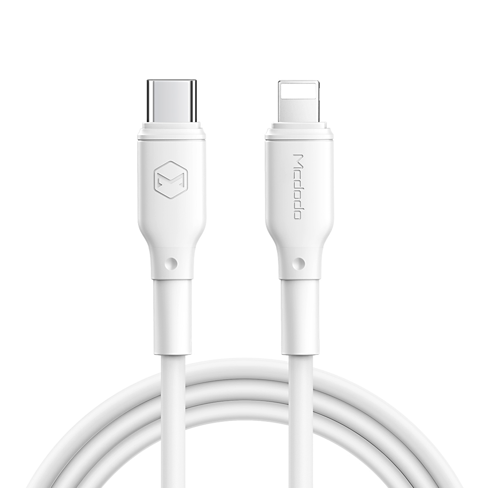 MCDODO CA7290 WHITE SERIES PD TYPE-C TO LIGHTNING CABLE 1.2M (WHITE)
