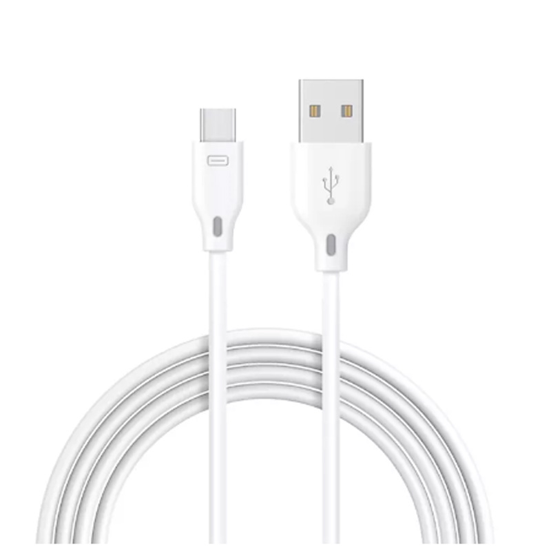 CLIPTEC USB TO TYPE-C CABLE 1M - WHITE