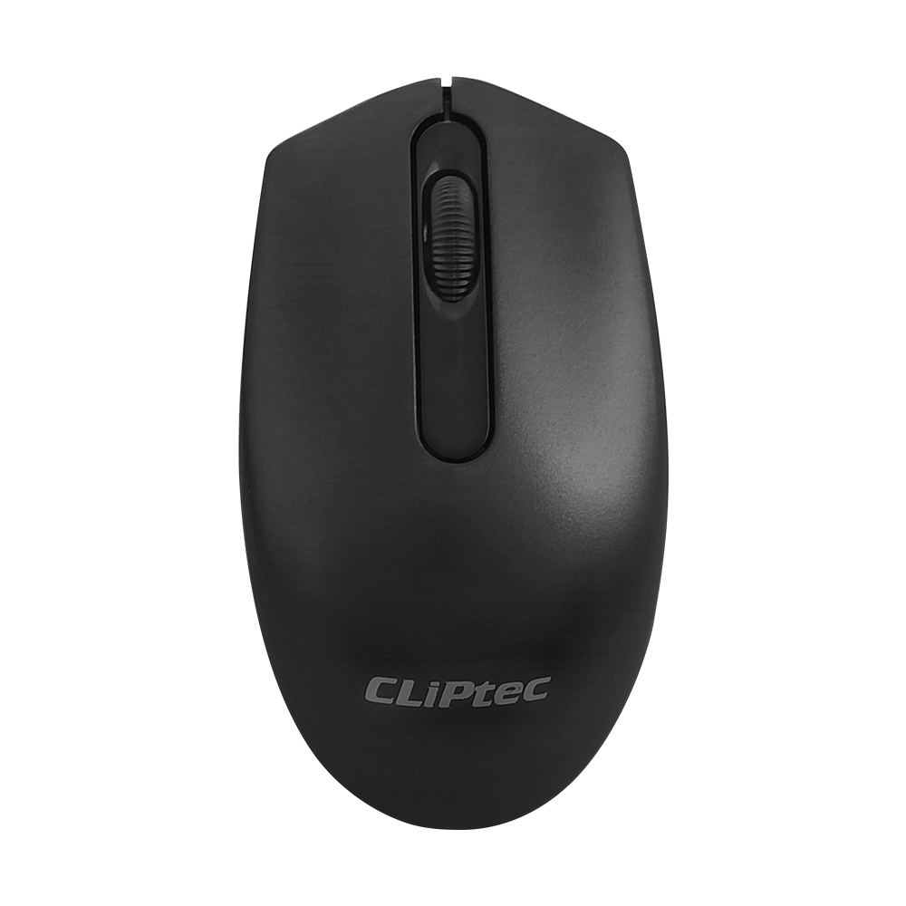 CLIPTEC RZS877 1200DPI 2.4GHZ WIRELESS SILENT MOUSE (XILENT III) - BLACK